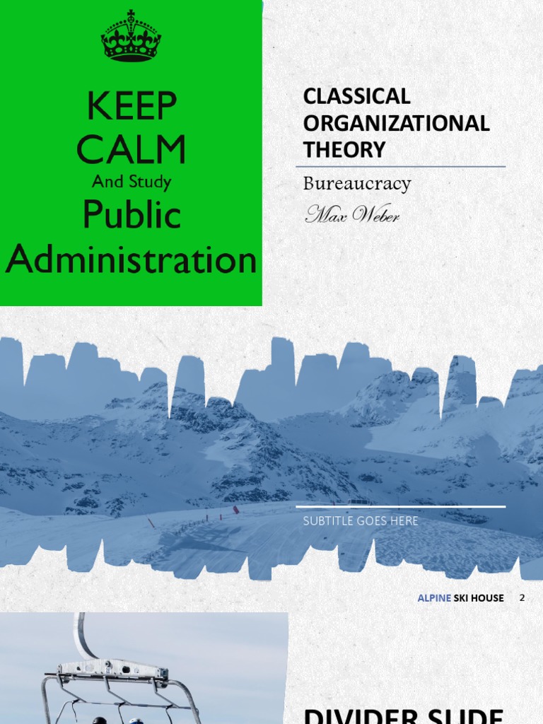 Classical Organizational Theory | PDF | Text | Typography