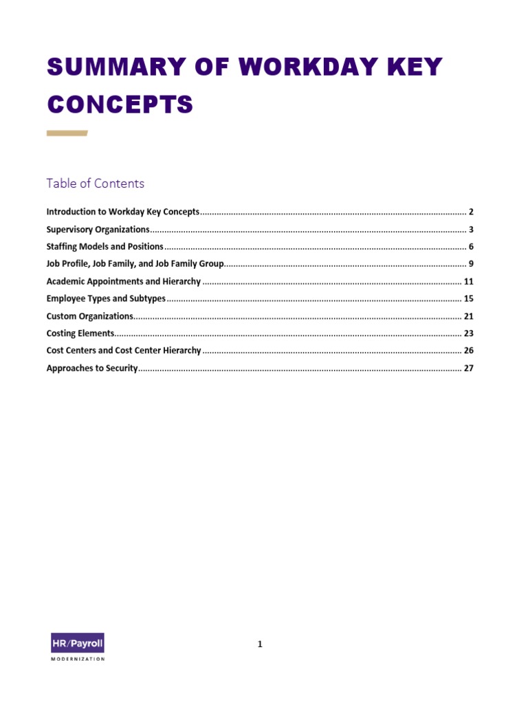 Workday Supervisory Org PDF | Download Free PDF | Payroll | Employment