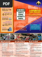 DRRR Brochure For Earthquake (2018-2019) | PDF | Earthquakes | Nature