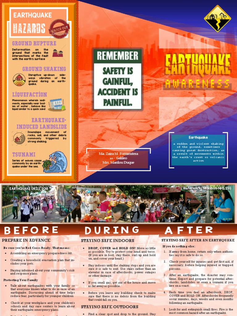 Earthquake Awareness | PDF | Earthquakes | Hazards