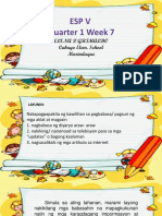 Esp Quarter 2 Module 5 | PDF