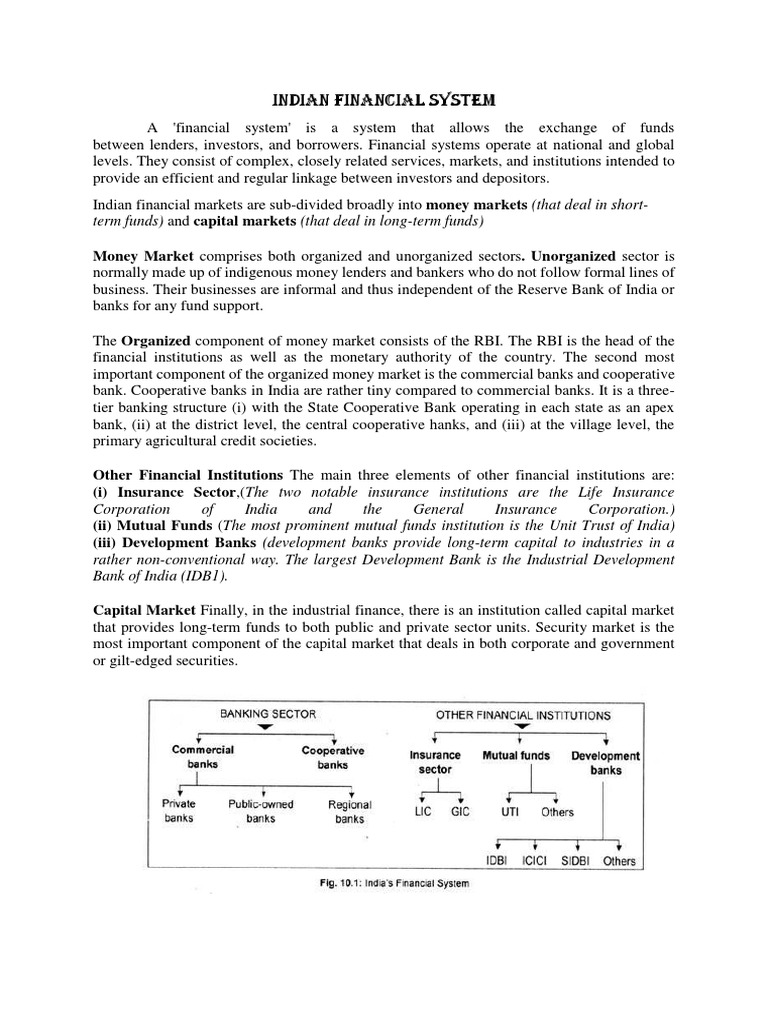 Overview of Indian Financial System | PDF | Business | Social Science