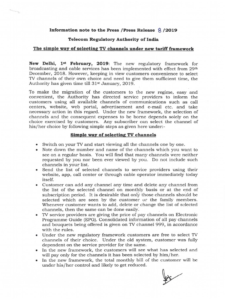 A Simple Guide to Selecting TV Channels Under India's New Regulatory ...