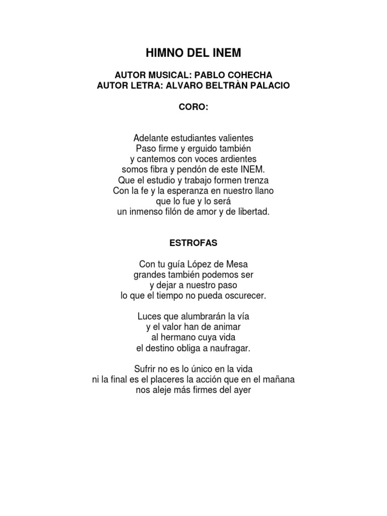 Himno Del Inem | PDF