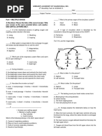 Pretest in Grade 9 Science | PDF | Chemical Bond | Electric Power ...