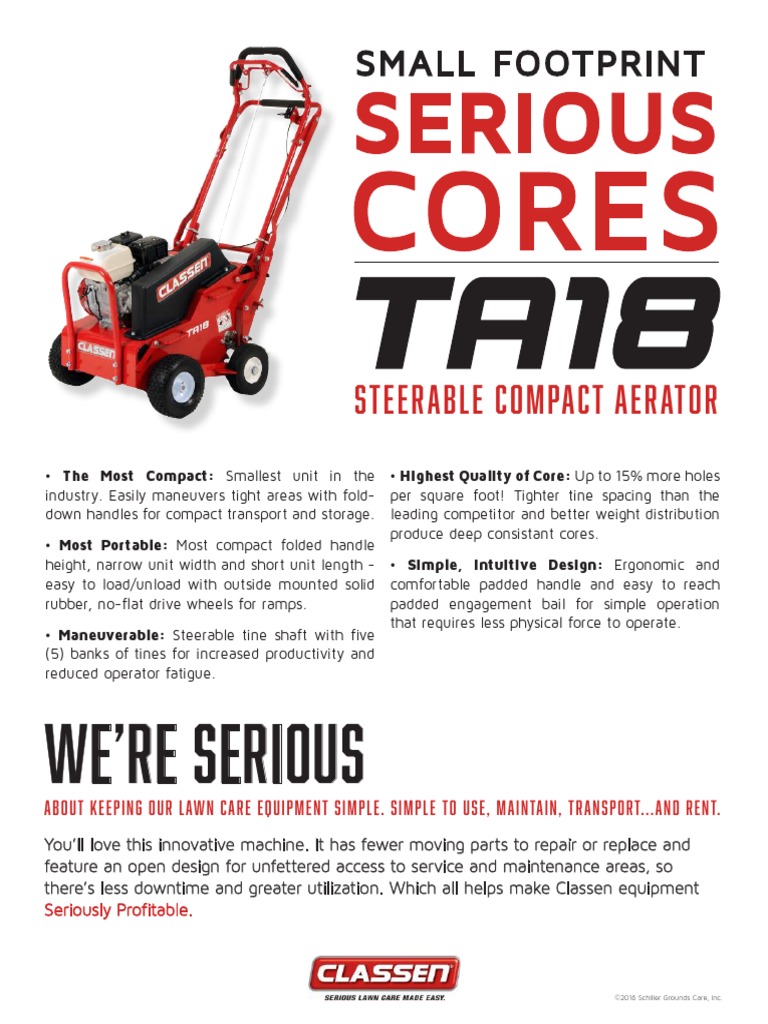 Aireadora Classen TA18 | PDF | Belt (Mechanical) | Motor Vehicle
