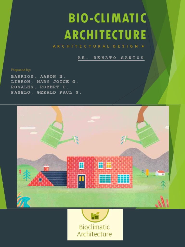 Bio Climatic Architecture | PDF | Green Building | Energy Development