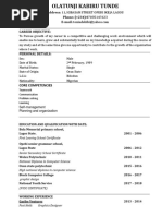 Sample CV - Fake Resume | PDF