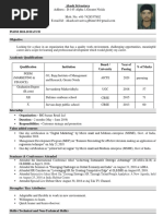 Aj Resume Template | PDF