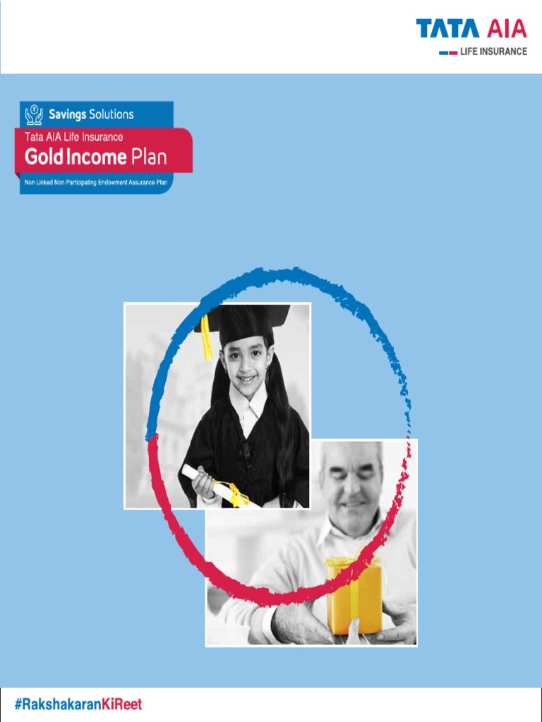 Tata AIA Life Insurance Gold Income Plan Brochure PDF | PDF | Life ...