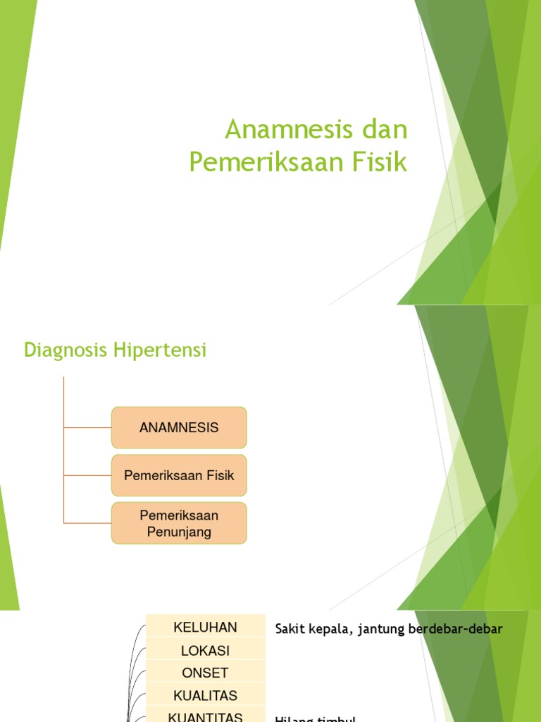 Anamnesis Dan Pemeriksaan Fisik | PDF