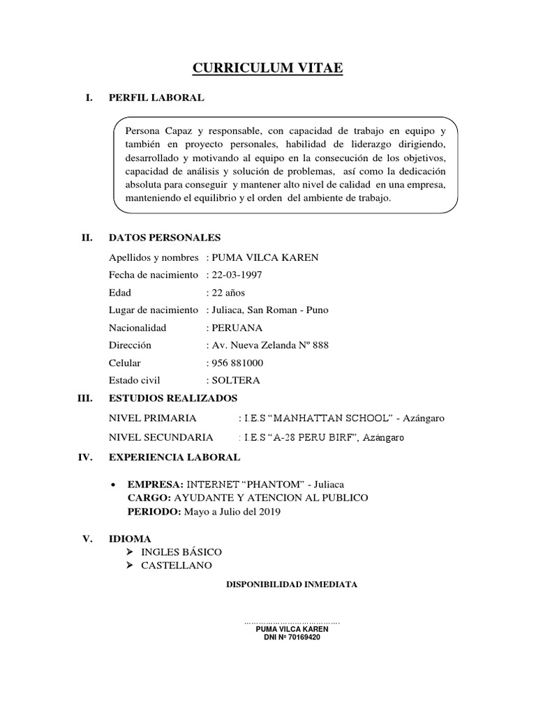 CV Karem | PDF