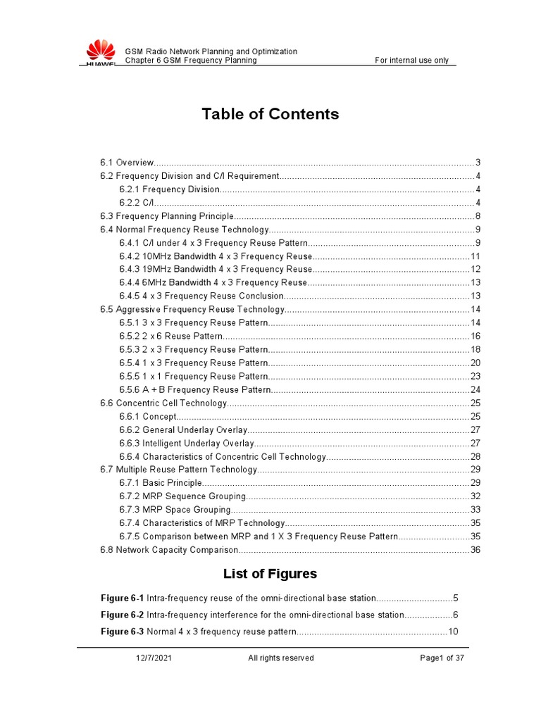 Chapter 6 of《GSM RNP&RNO》-GSM Frequency Planning-20060624-A-1.0 | PDF ...