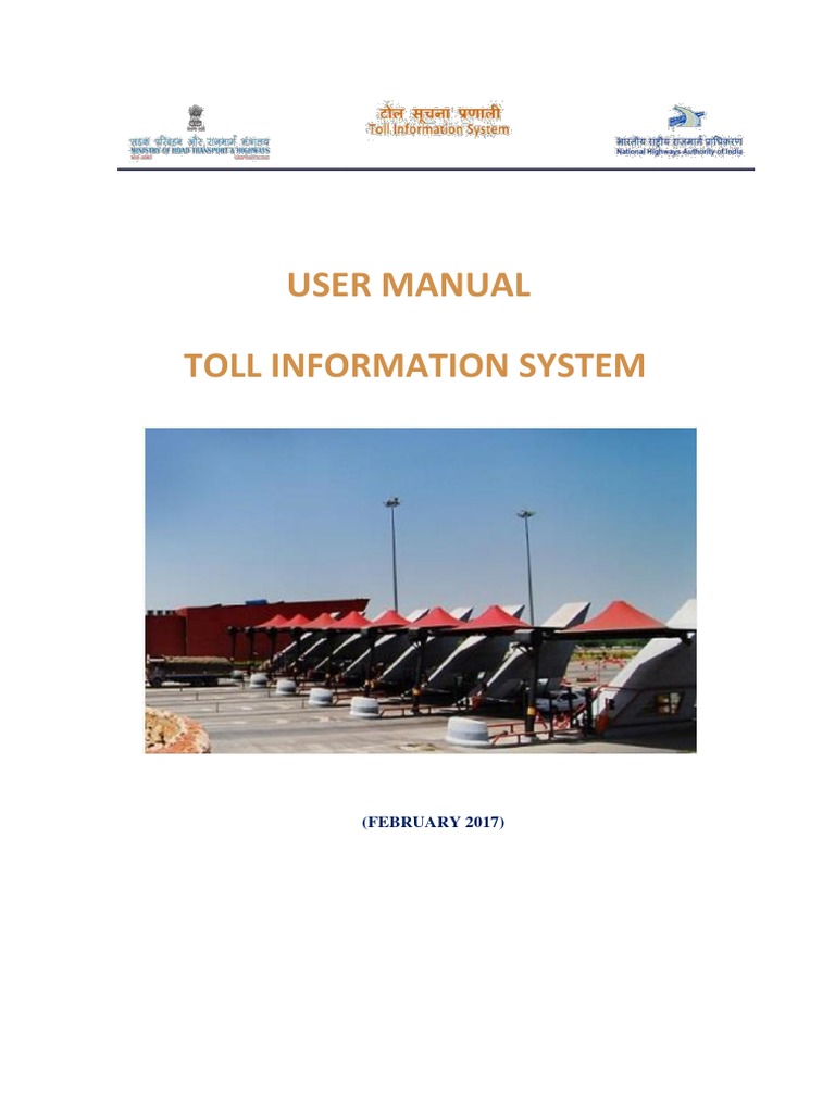 Manual - Toll Information System | Download Free PDF | Toll Road | Highway