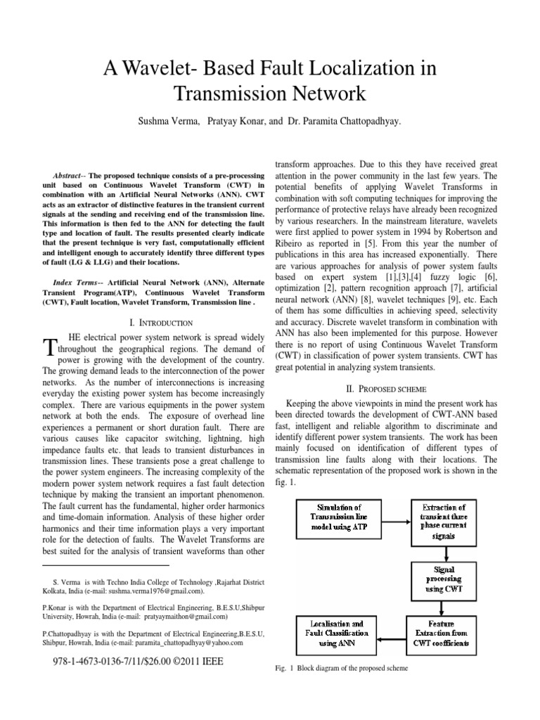 A Wavelet - Based Fault Localization | Download Free PDF | Wavelet ... A Wavelet - Based Fault Localization | Download Free PDF | Wavelet ...