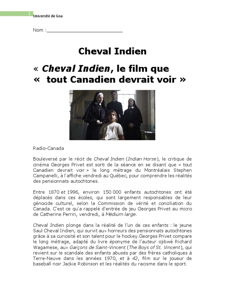 Cheval Indien | PDF | Sciences sociales | Fiction générale