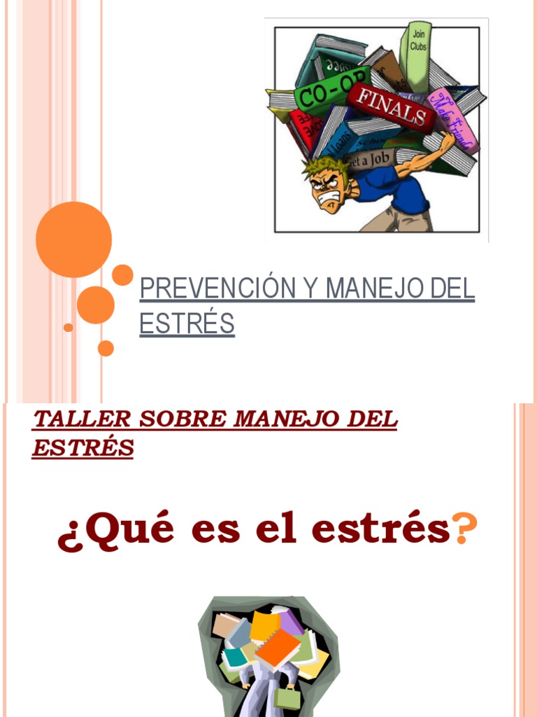 Prevención y Manejo Del Estres | PDF | Estrés (biología) | Las emociones