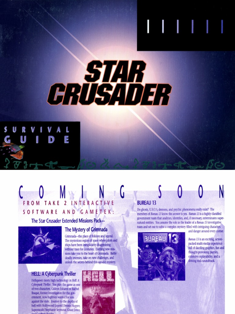 Star Crusader - Survival Guide | PDF
