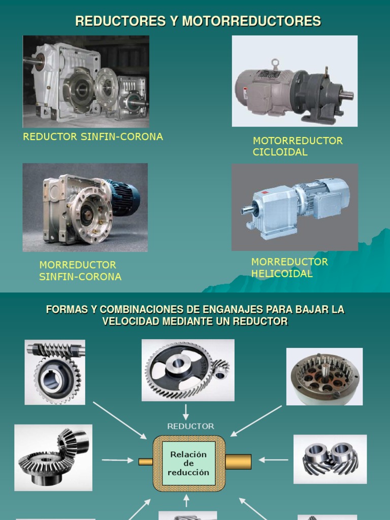 Tipos y Funciones de Reductores de Velocidad | PDF | Engranaje ...