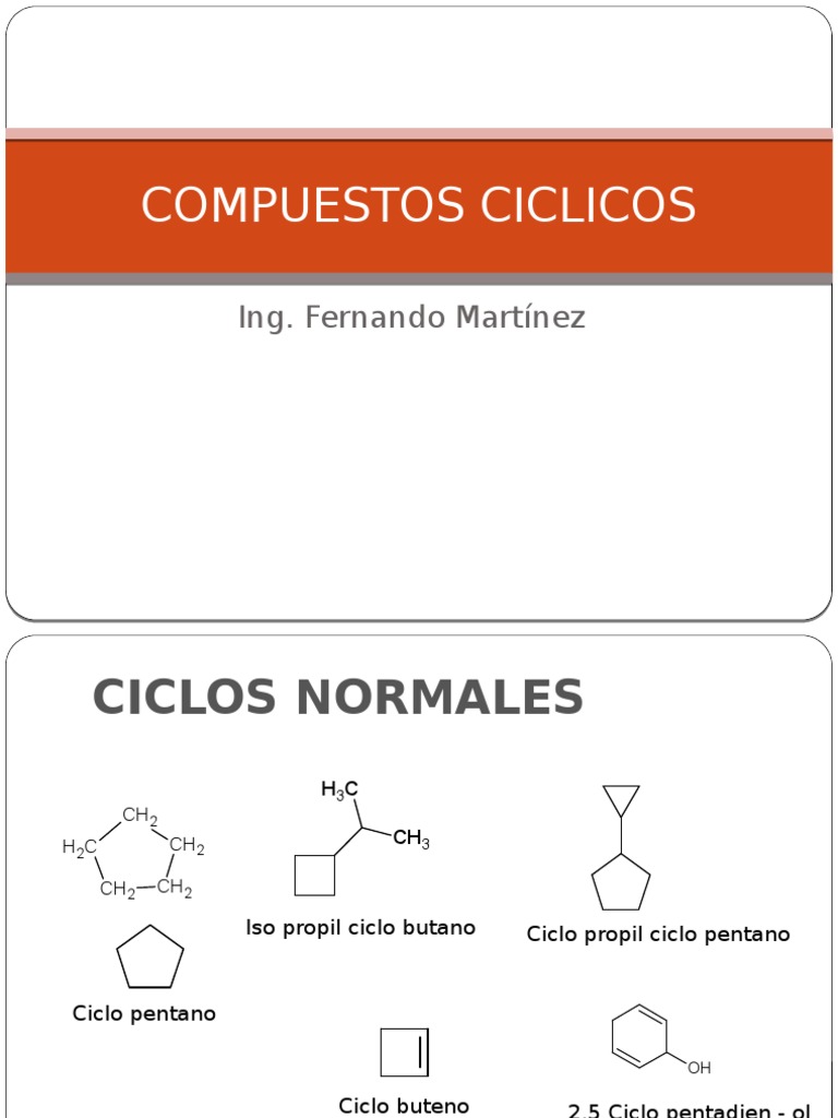 Compuestos Ciclicos | PDF