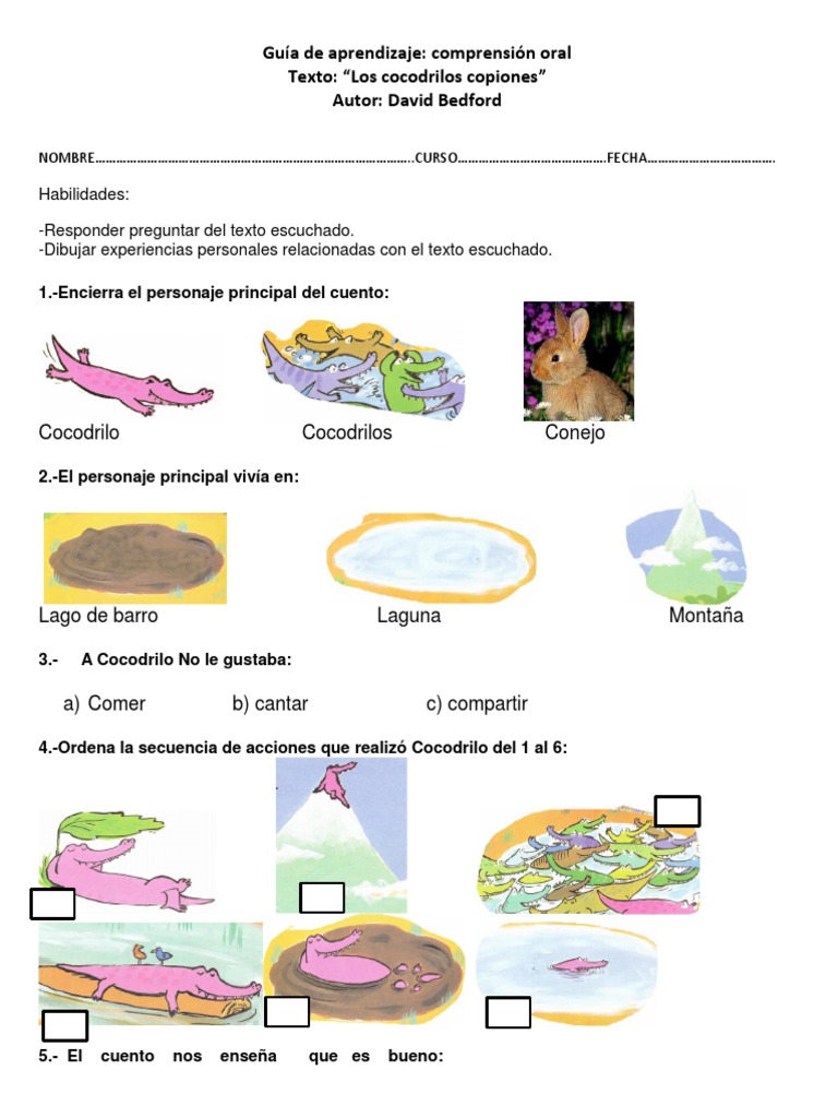 Guia Los Cocodrilos Copiones | PDF