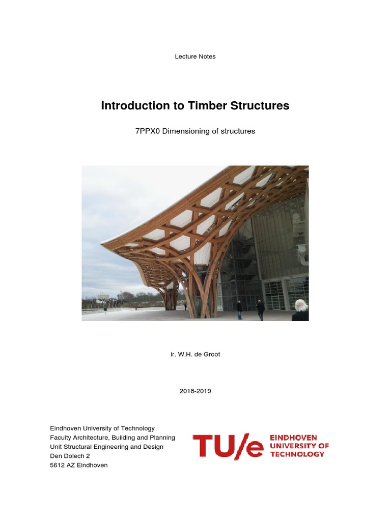 7PPX0 Lecture Notes - Dimensioning of Structures - Timber - V05 PDF ...
