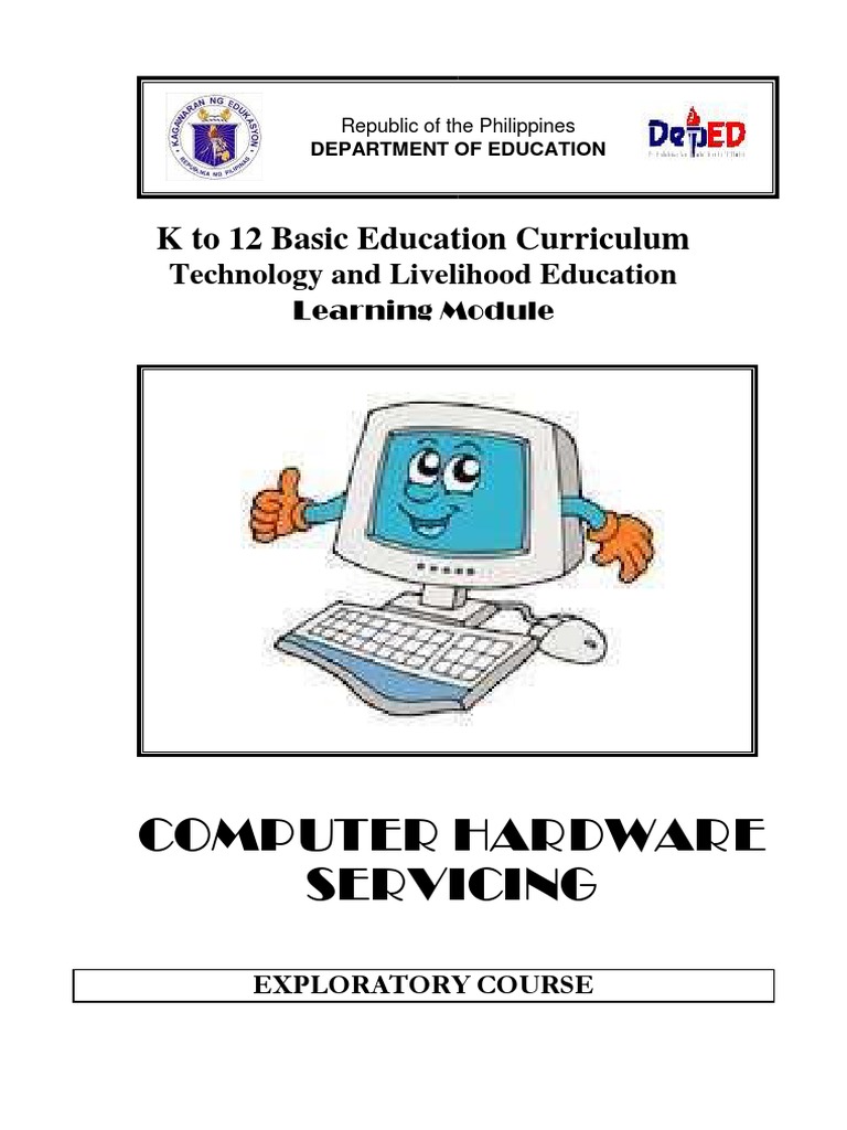 K To 12 PC Hardware Servicing Learning Module | PDF | Electrostatic ...
