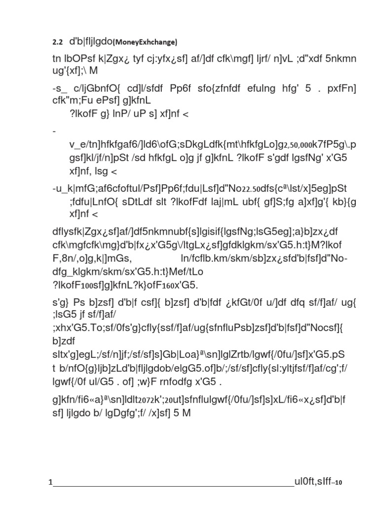 Money Exchange | PDF