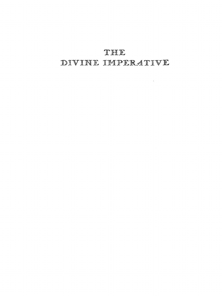 Emil Brunner - Translated by Olive Wyon-The Divine Imperative (A Study ...