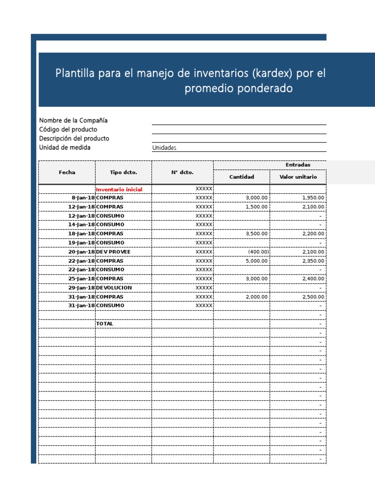 KARDEX | PDF | Inventario | Gestión de Procesos de Negocio