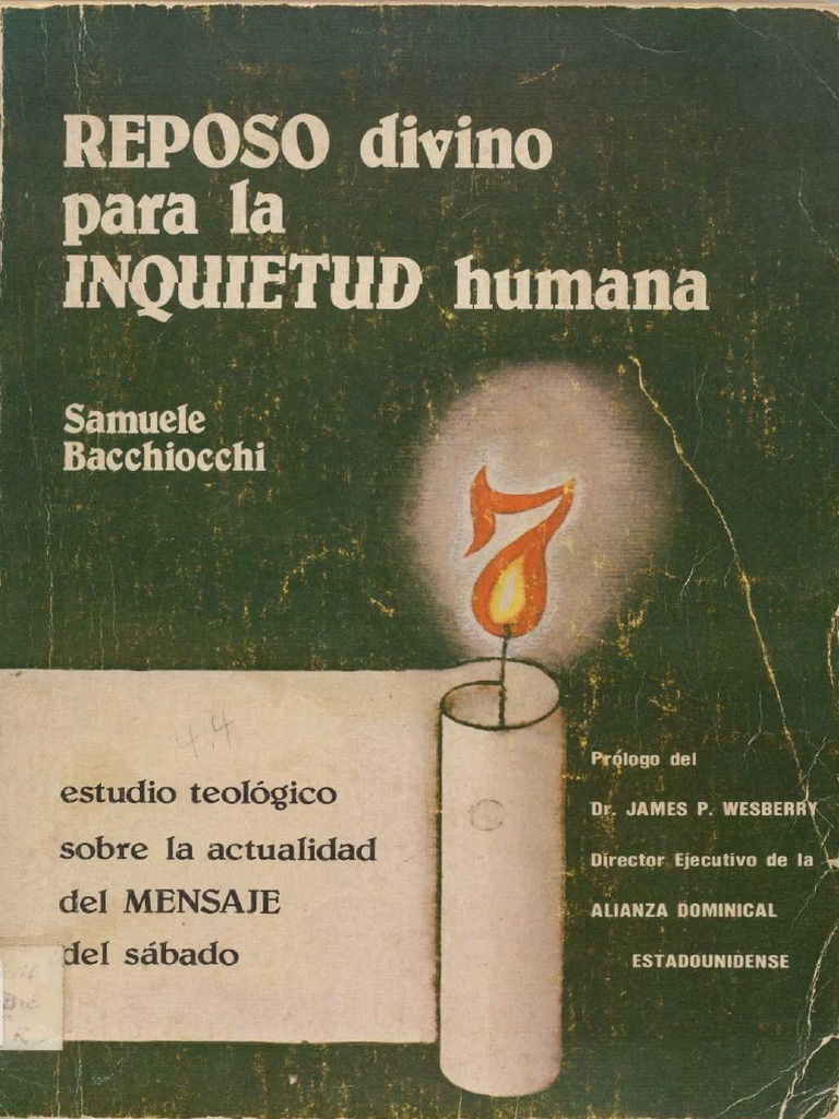 Bacchiocchi Samuelle. Reposo Divino para Inquietud Humana PDF | PDF
