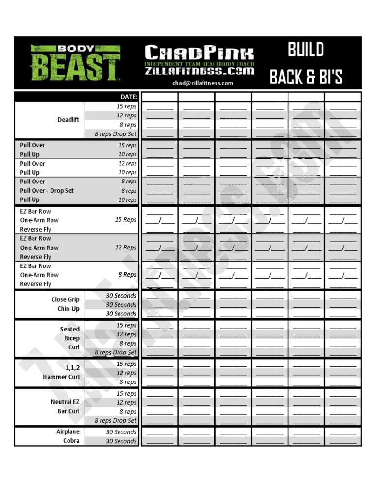 Body Beast | PDF | Physical Exercise | Human Anatomy