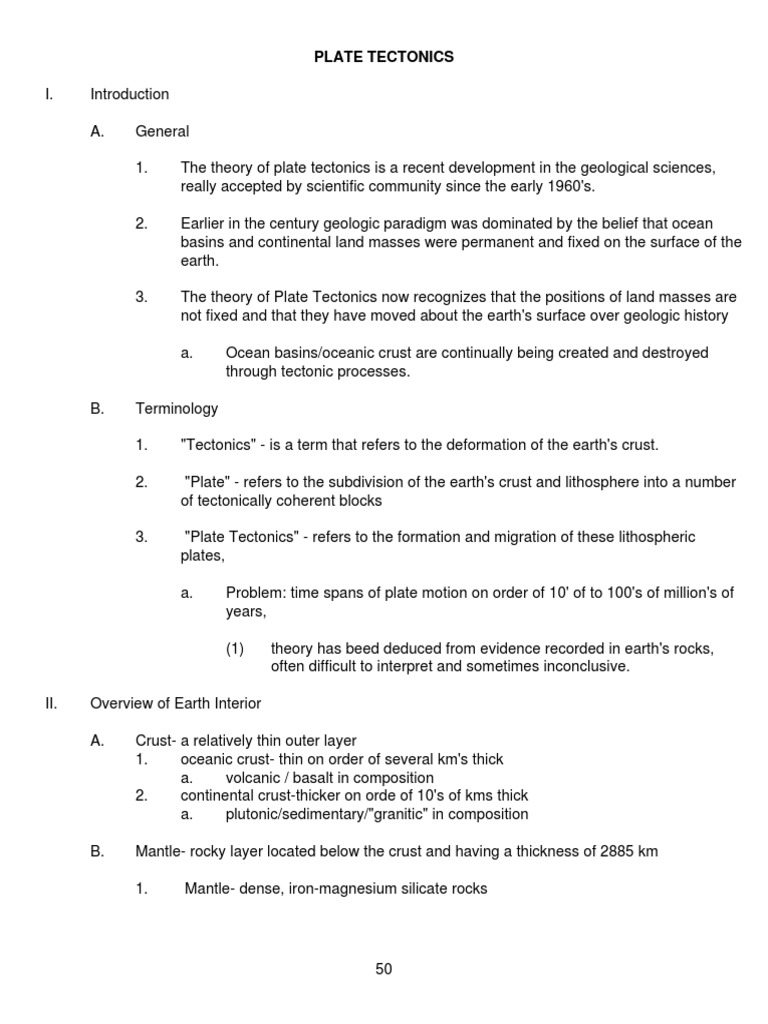 Tectonic | PDF | Plate Tectonics | Mantle (Geology)