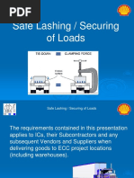 Safe Load Securing Checklist | PDF | Cargo | Road Transport