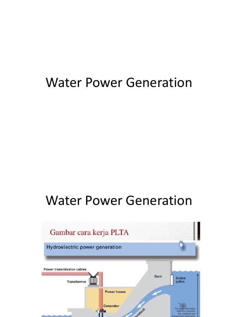 Water Power Generation | PDF | Electricity Generation | Temporal Rates