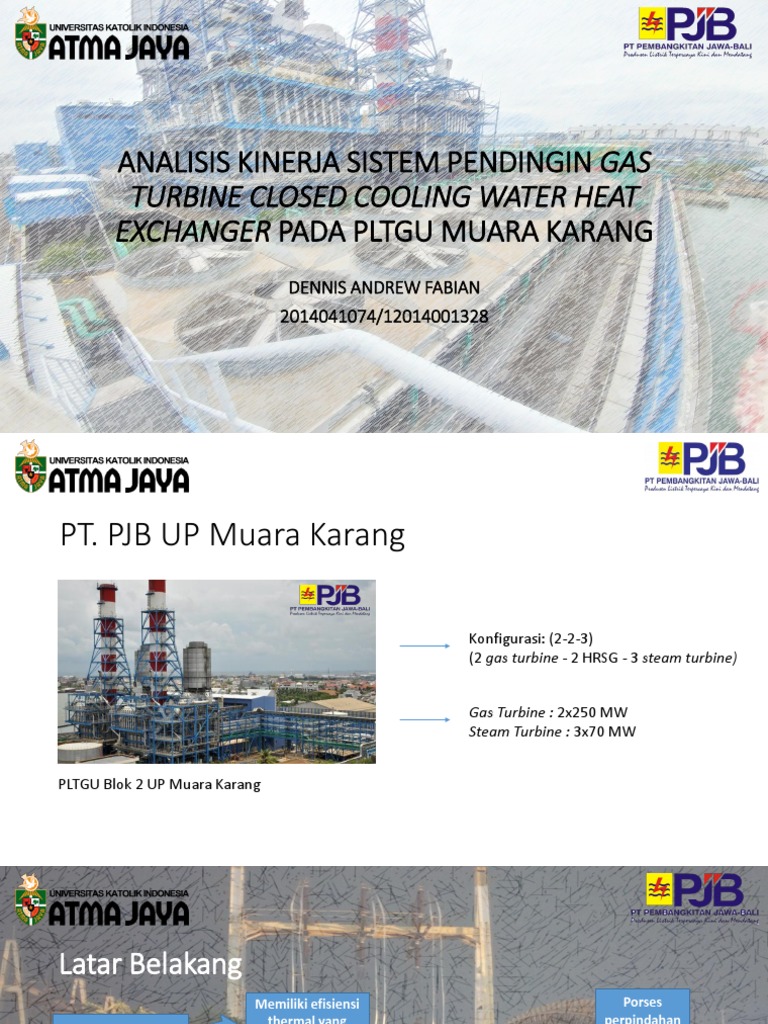 Analisis Kinerja Sistem Pendingin Gas Turbine Closed Cooling Water Heat ...