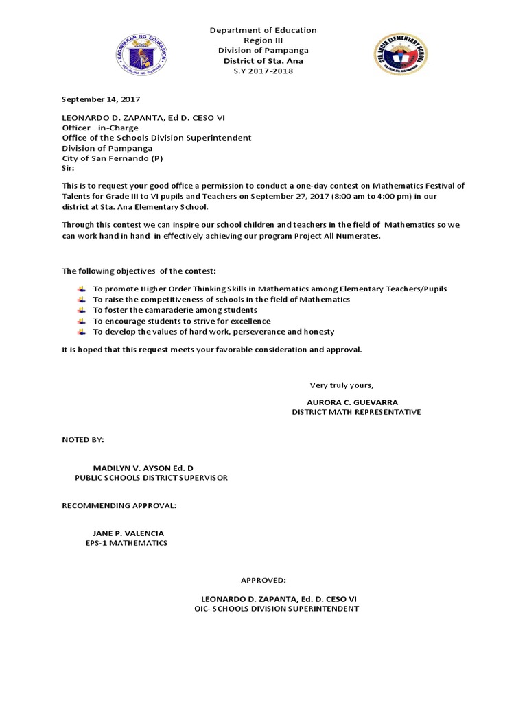 Department of Education Region III Division of Pampanga S.Y 2017-2018 ...