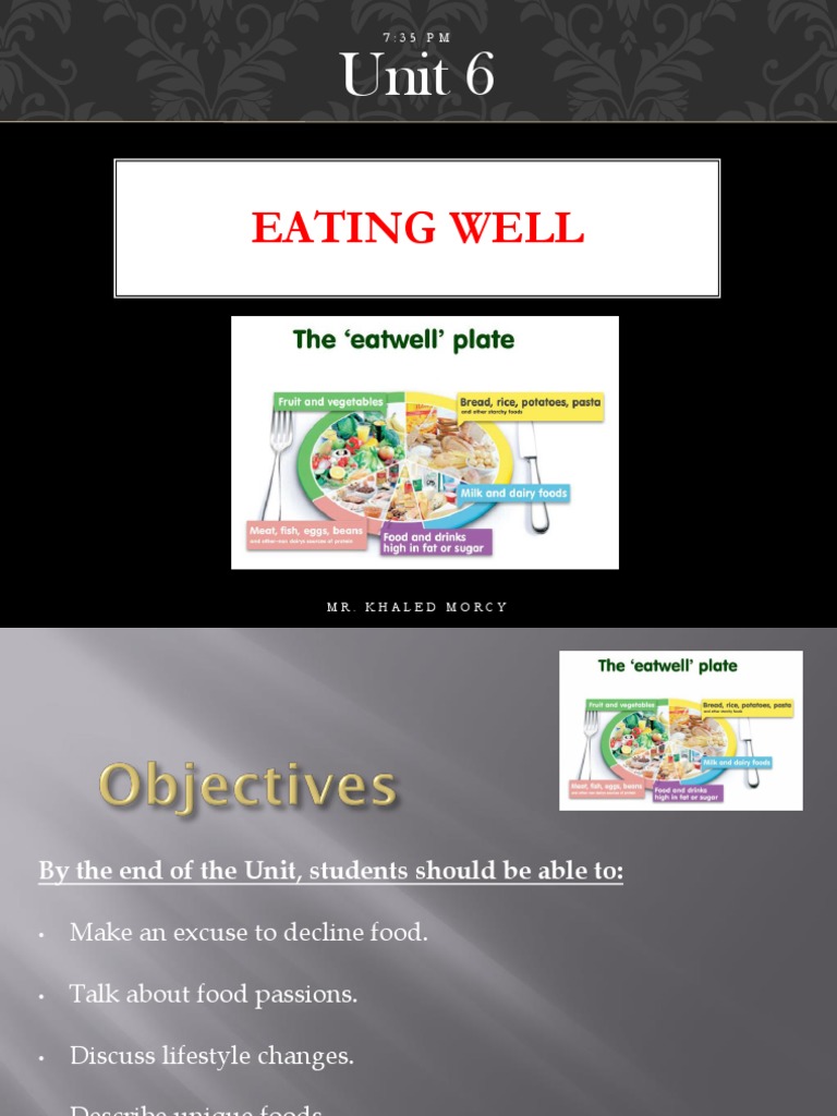 Unit 6 Preview | PDF | Eating Behaviors | Eating Behaviors Of Humans