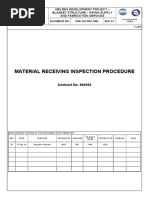 Material Receiving Inspection Procedure | PDF | Quality Assurance ...