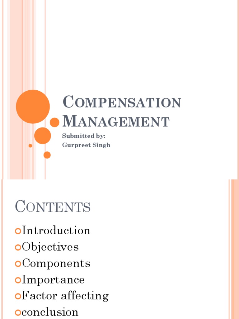 Compensation Management | PDF