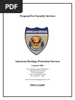 Genius Security Service Quotation | PDF | Security Guard | Salary