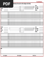 TABLE TENNIS Score Sheet | PDF