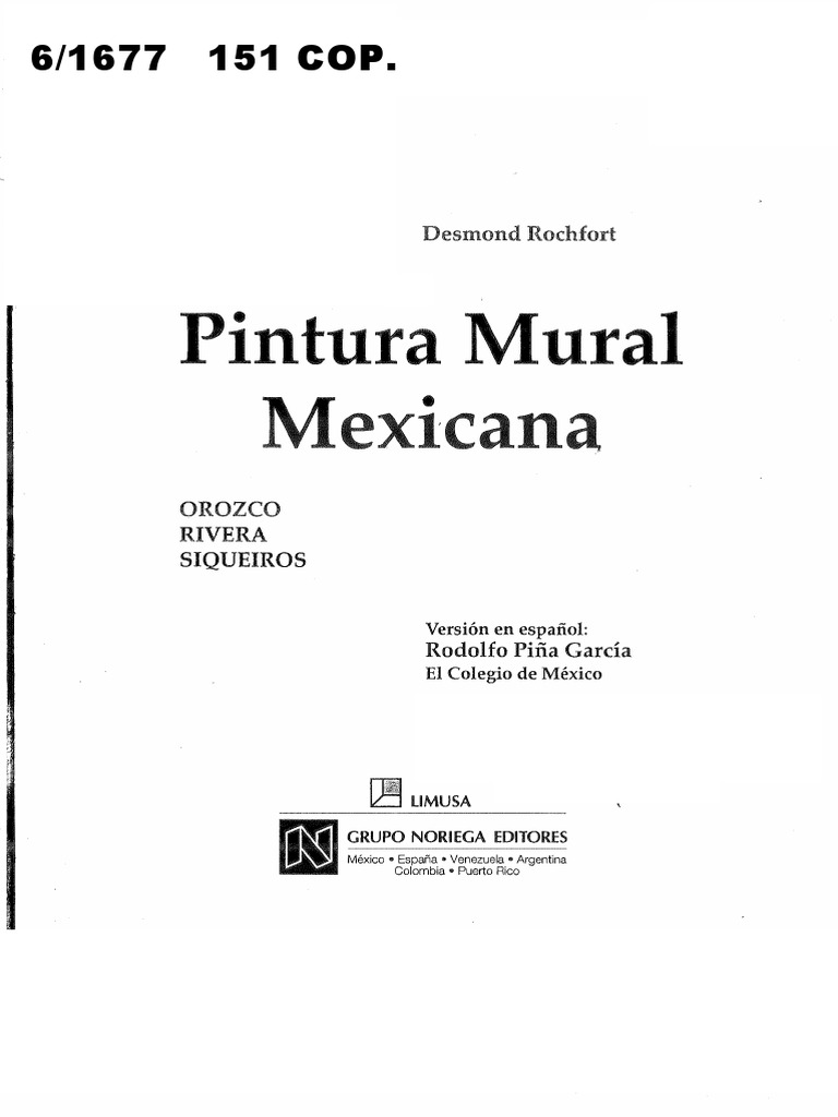 Rochfort, Desmond - Pintura Mural Mexicana | PDF