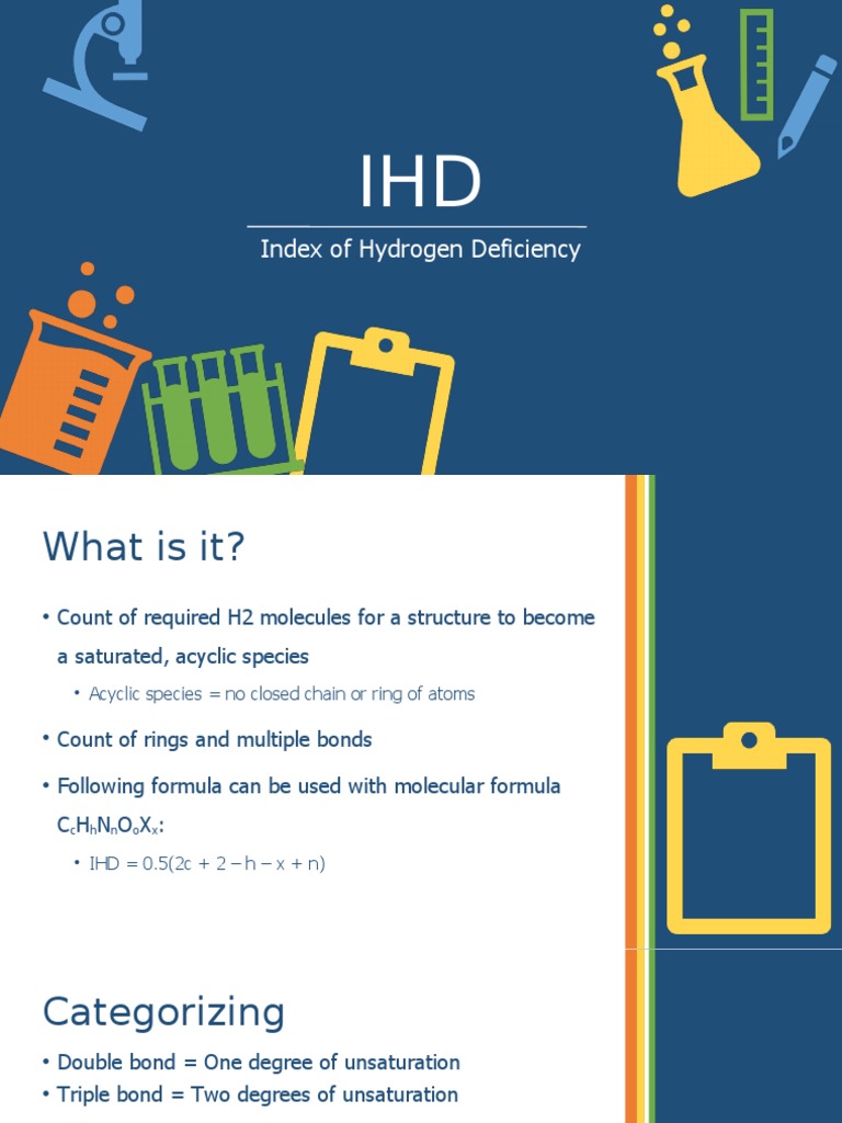 Index of Hydrogen Deficiency | PDF