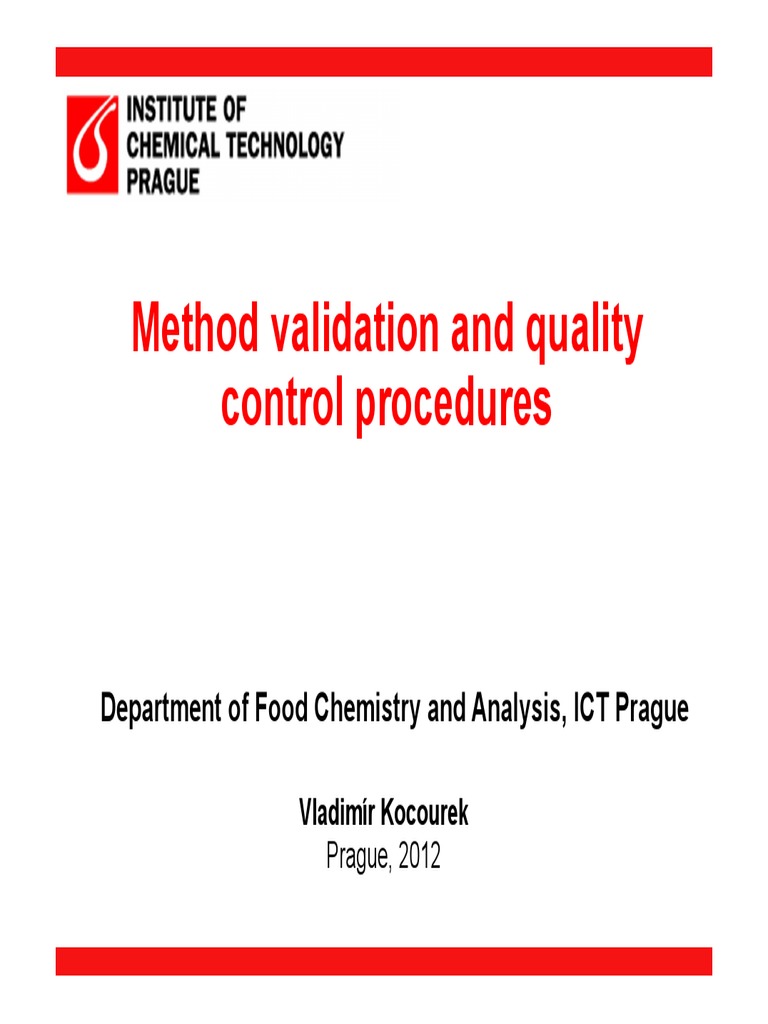 Method Validation 2012 Pdf Pdf Mass Spectrometry Detection Limit