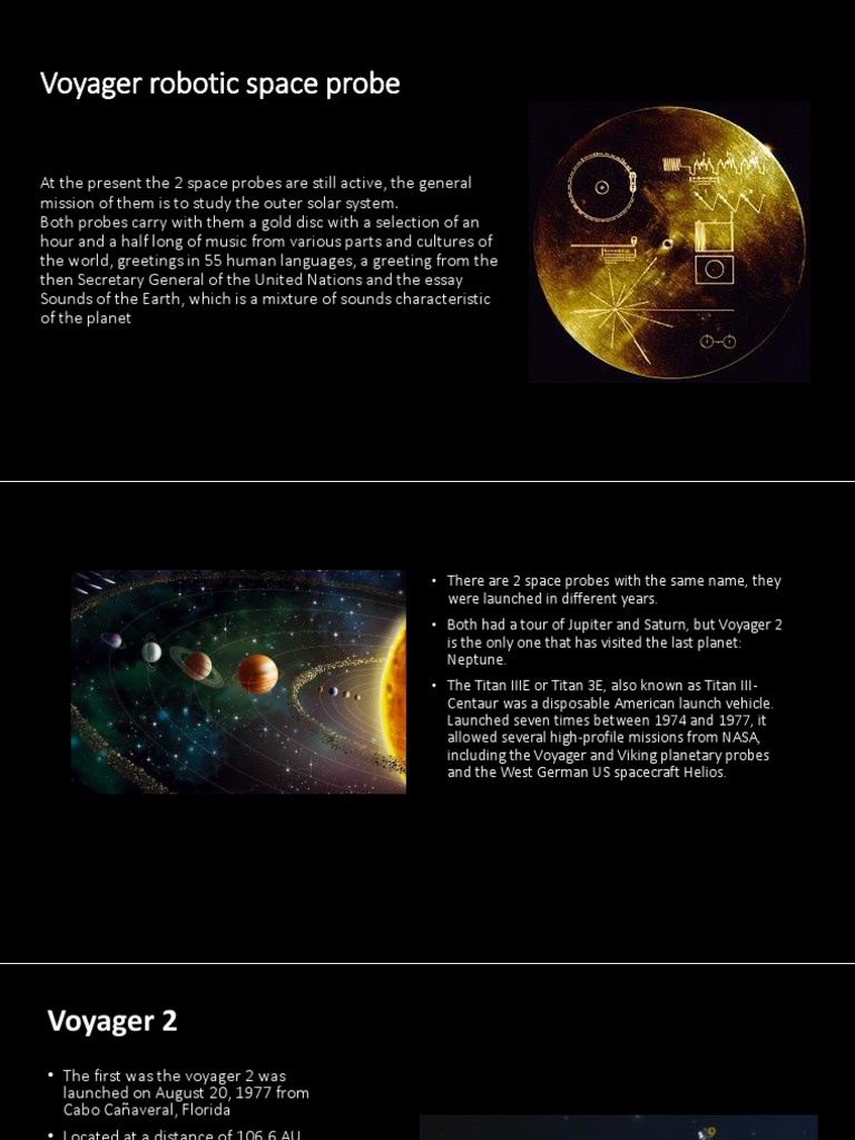 Voyager Robotic Space Probe Pdf Voyager Program Space Probe