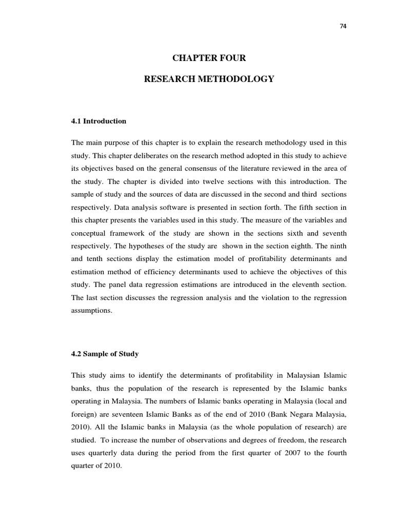 Chapter Four Research Methodology | PDF | Gross Domestic Product | Inflation