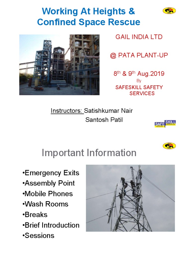 Safeskill WAH CSE Rescue Module Material | PDF | Ventilation ...