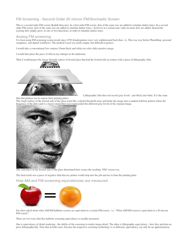 FM Screening | PDF | Vision | Art Media