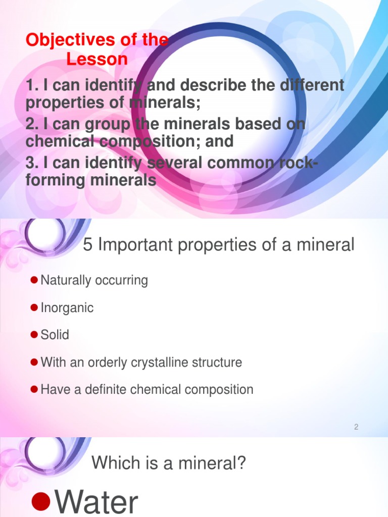 Lesson 7 Identifying Minerals | PDF | Minerals | Physical Sciences